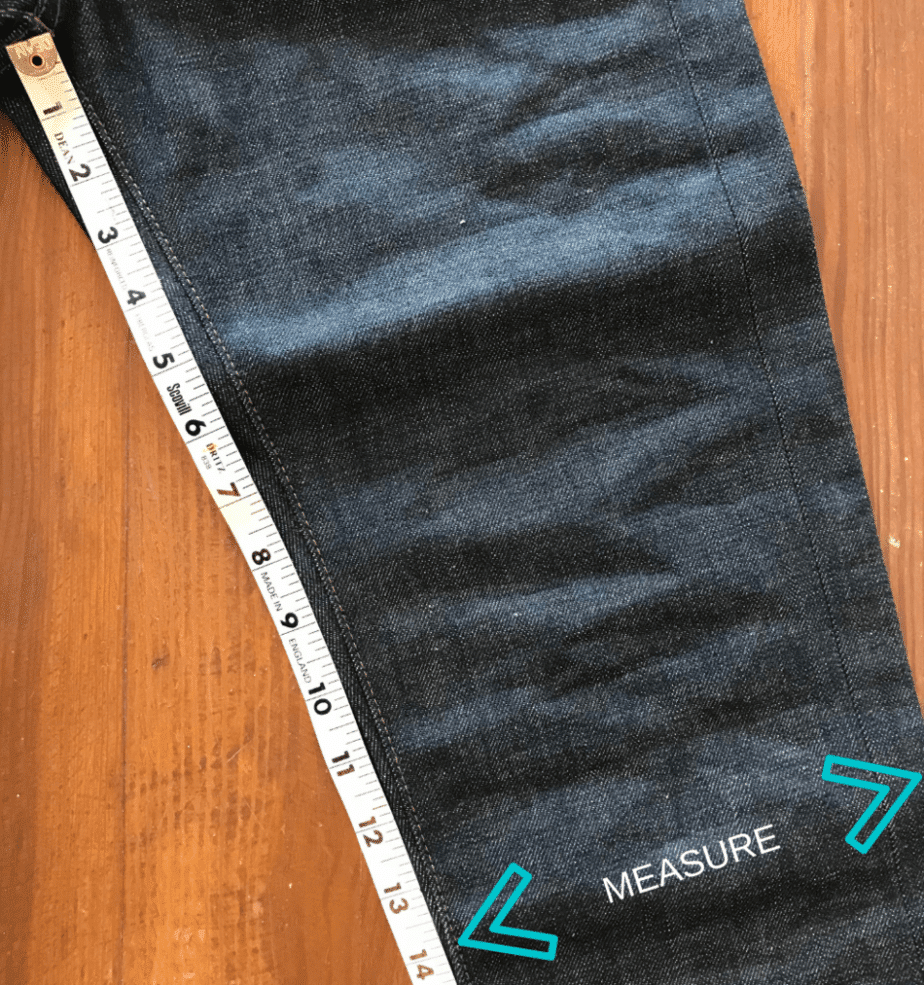 Selvedge Denim Sizing Guide - Crimson Serpents Outpost