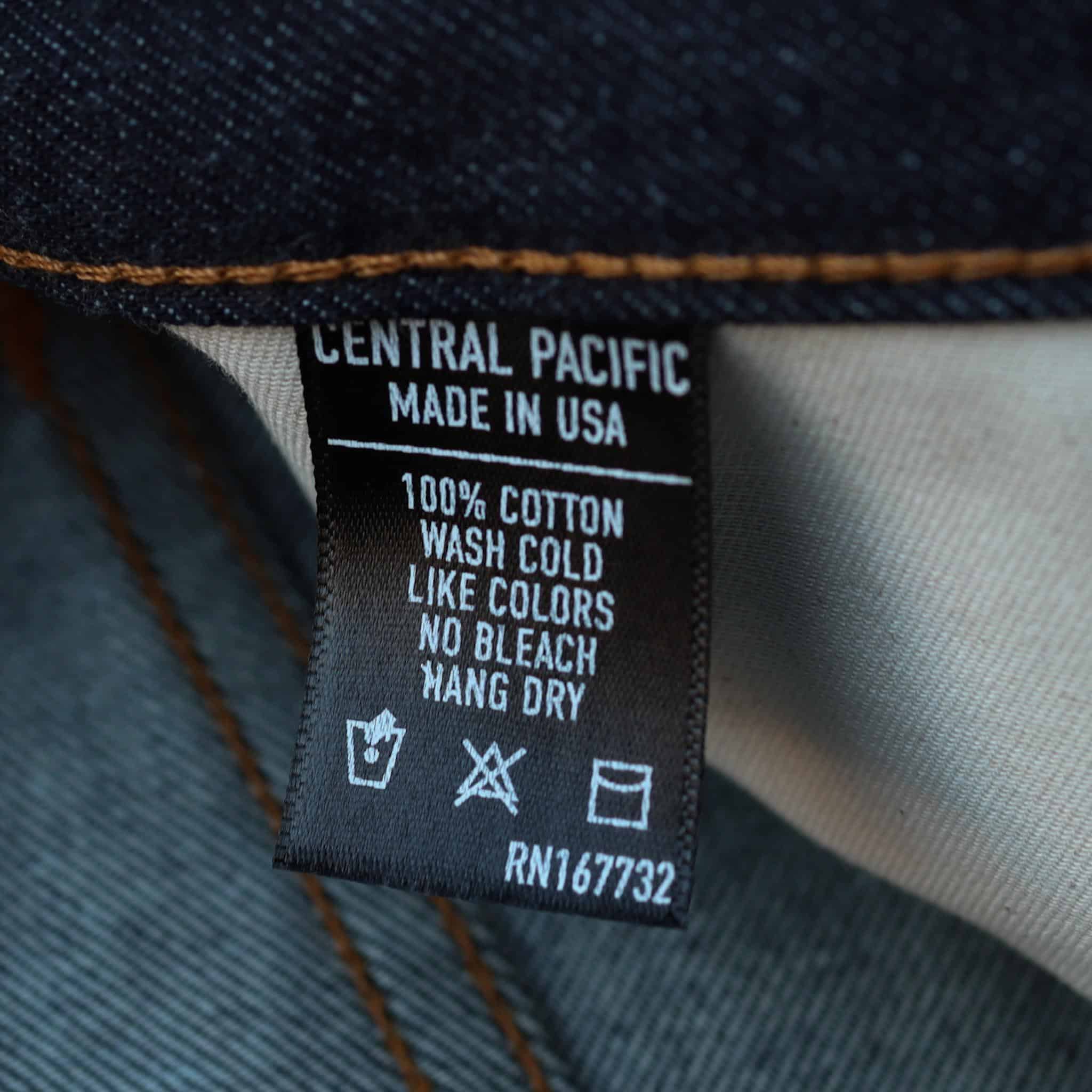 Central Pacific Cassidy Slim Taper 12 Oz. Selvedge - Crimson Serpents ...