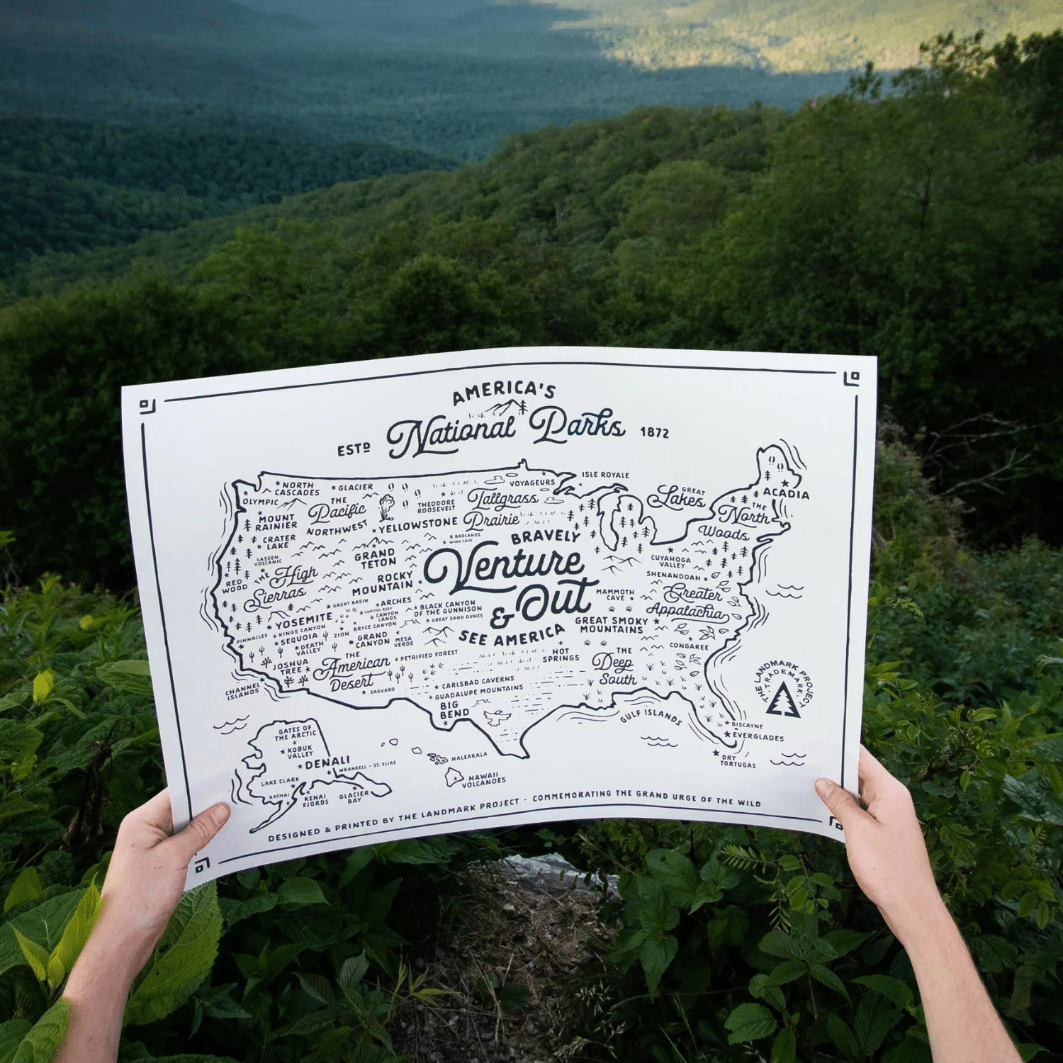 NPS Map Poster The Landmark Project - Crimson Serpents Outpost