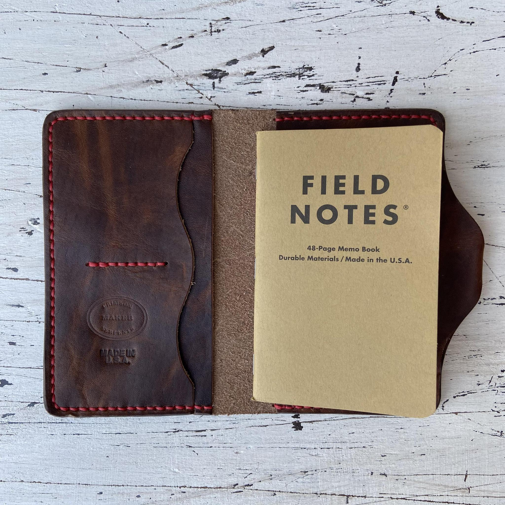 Horween Small Journal Cover - Crimson Serpents Outpost