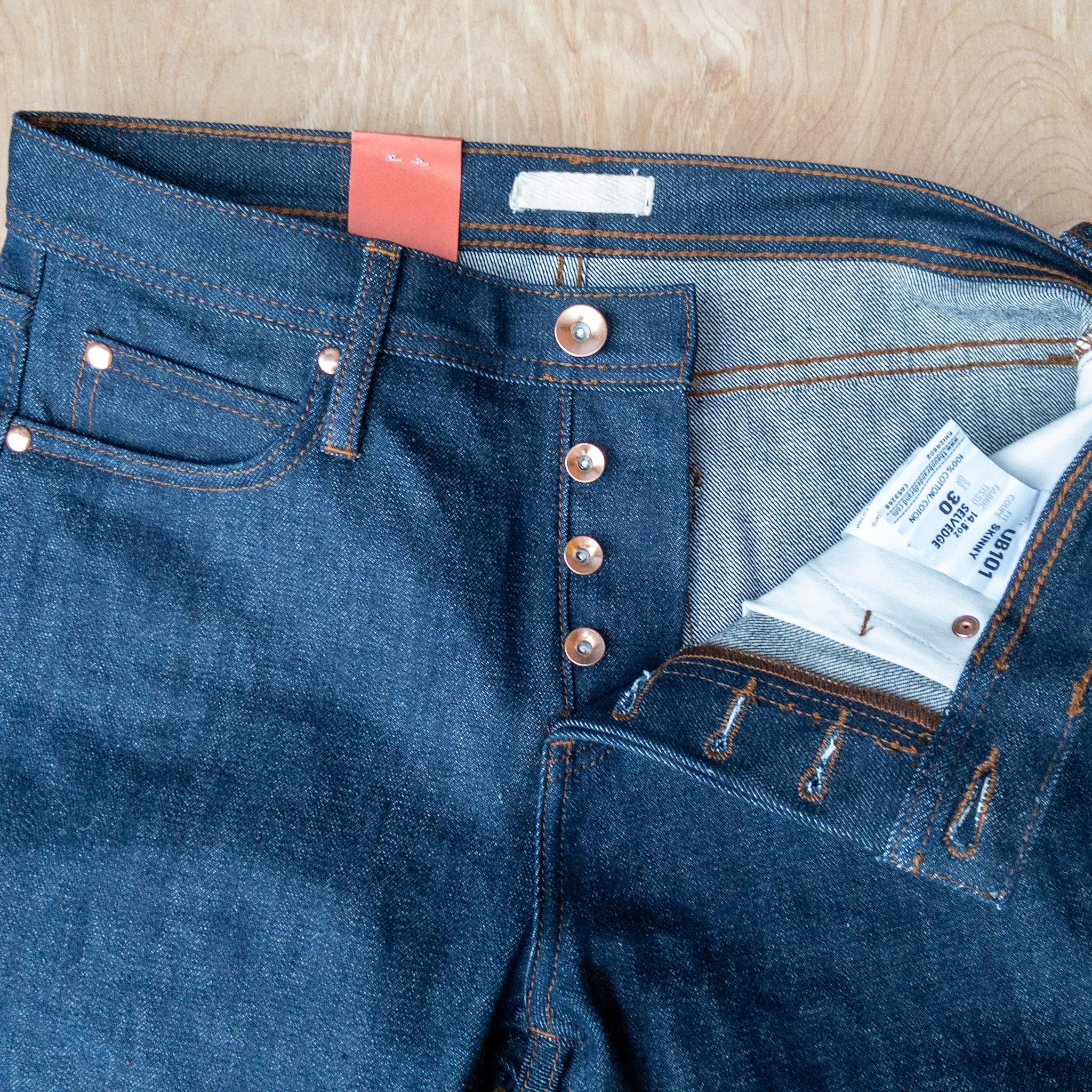 The Unbranded Brand Men's Skinny Indigo Selvedge Jean In Ub101 Hotsell ...