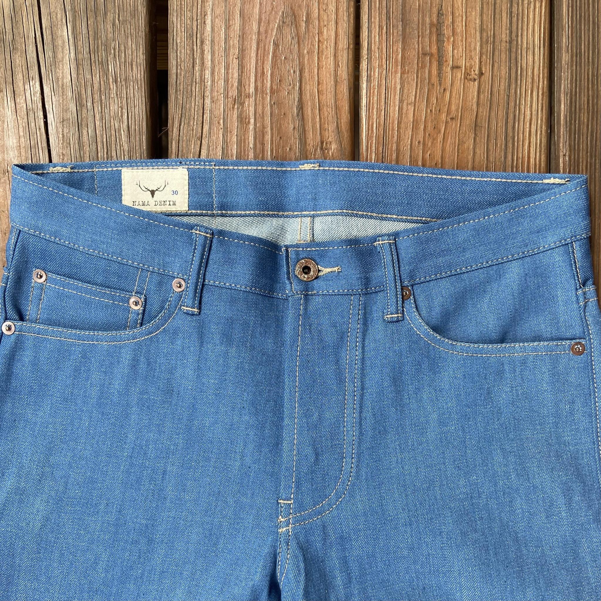 Nama Denim Aozora Sky Selvedge ND132 High Tapered - Crimson Serpents ...