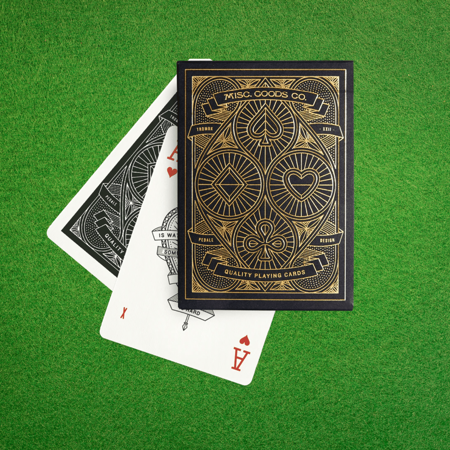 Premium Grade Playing Cards Misc. Goods Co. - Crimson Serpents Outpost