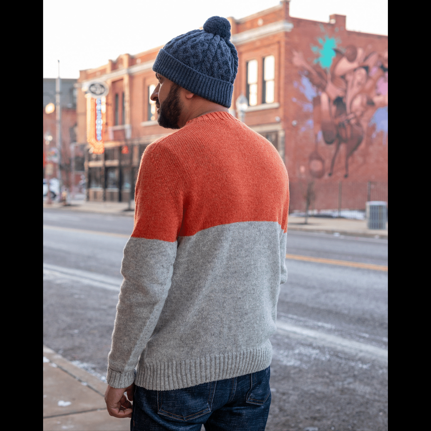 Seamless Half Crew Sweater - Crimson Serpents Outpost