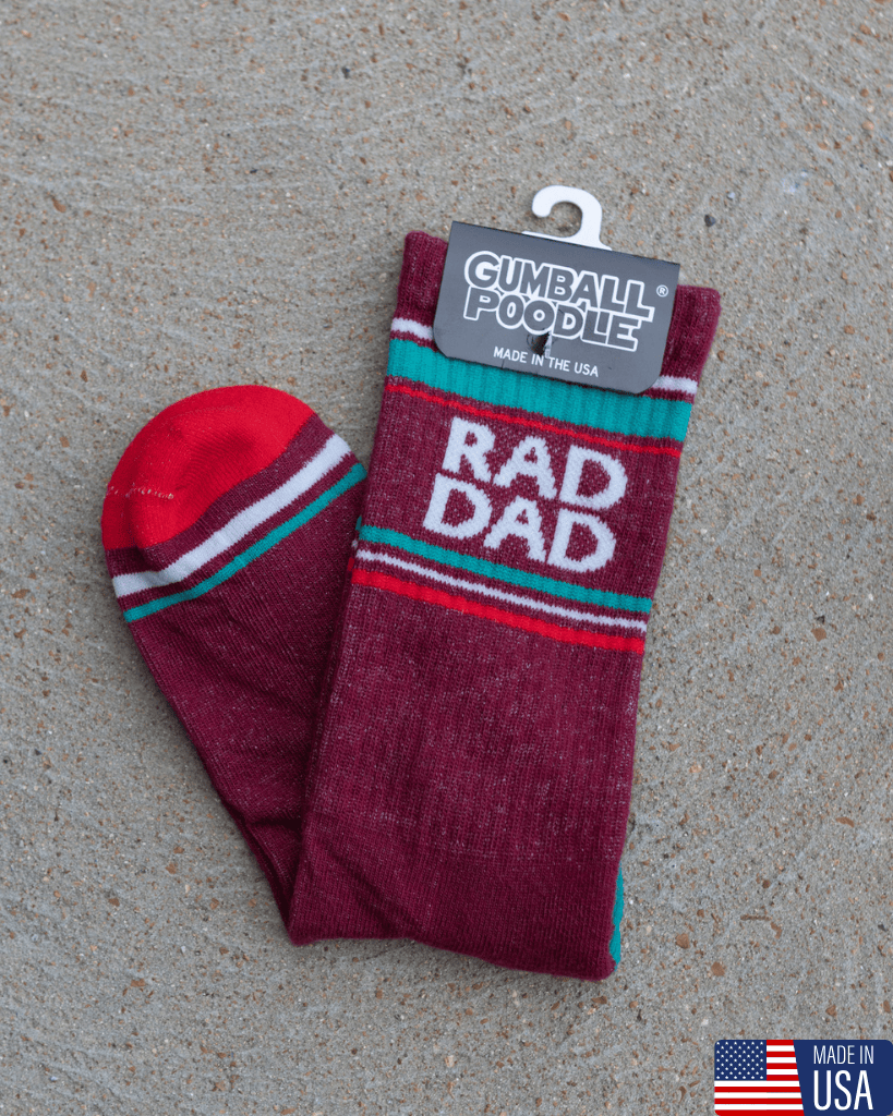 Rad Dad Crew Socks - Crimson Serpents Outpost