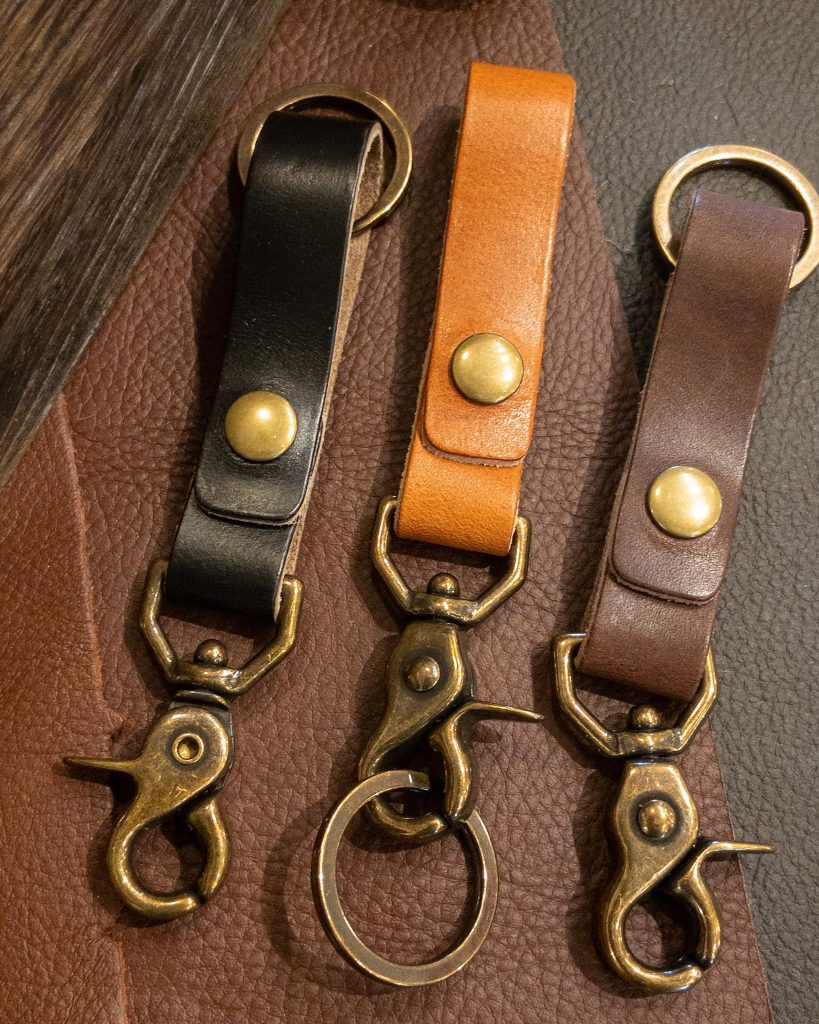 Horween Belt Loop Lanyard - Crimson Serpents Outpost